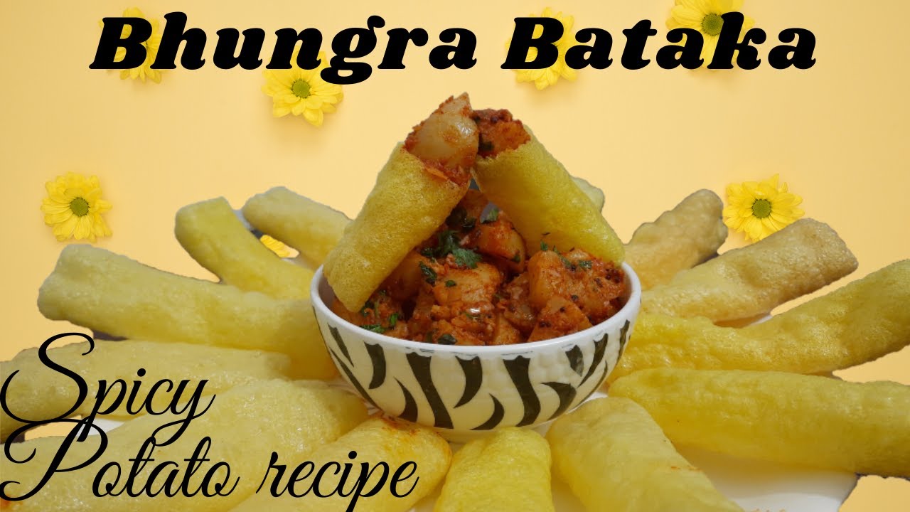 Bhungra Bataka | तीखा चटपटा गुजराती आलू चाट | Spicy Garlic Potato ...