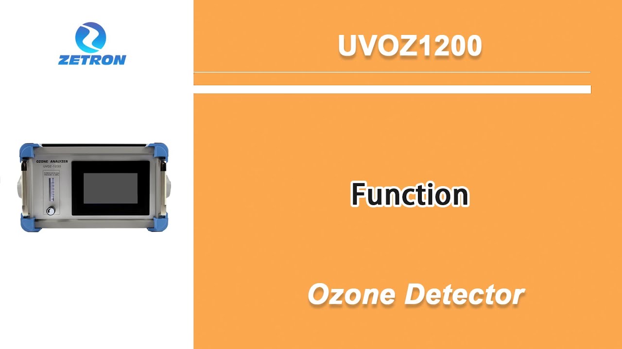 Zetron Ozone Analyser Function Introduction - YouTube