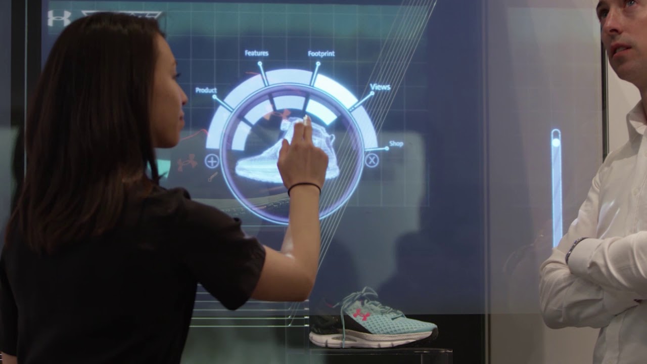 Interactive window-shop! Corning Incorporated Retail Window - YouTube