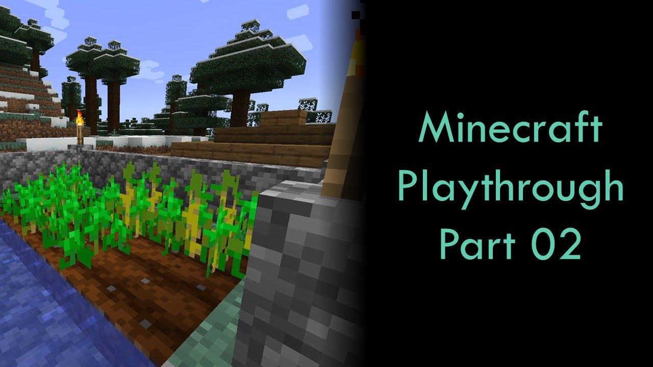 Into growth - Minecraft playthrough (Part 02) - YouTube