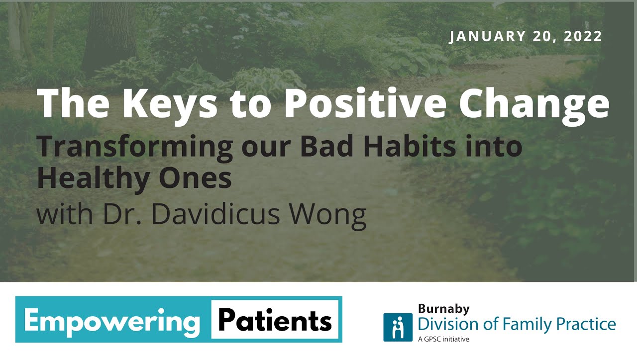 Empowering Patients - The Keys to Positive Change- January 20, 2022 ...