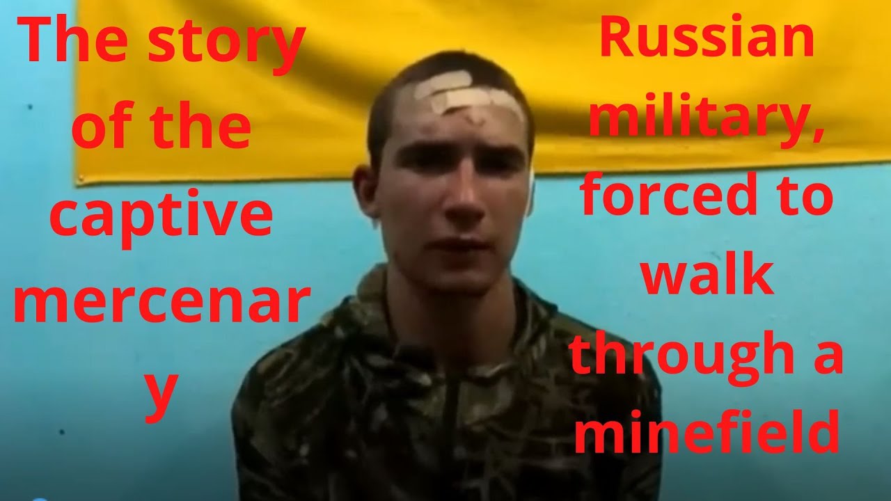 war in Ukraine,forced to walk through a minefield - YouTube