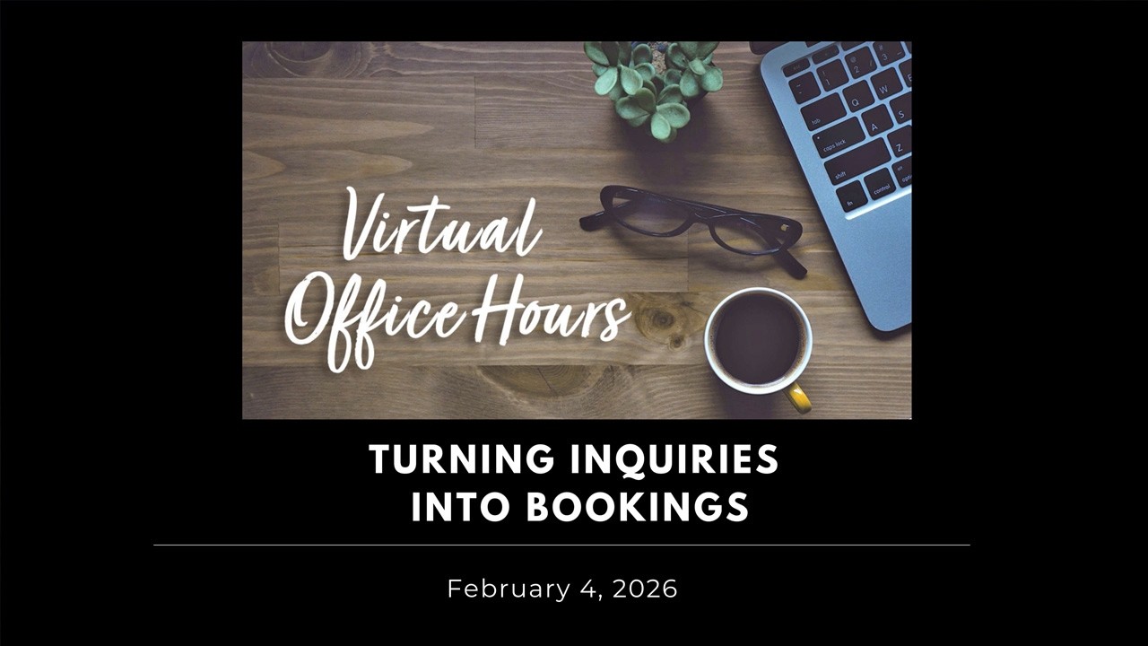 2026 Office Hours: Turning Inquiries Into Bookings - YouTube