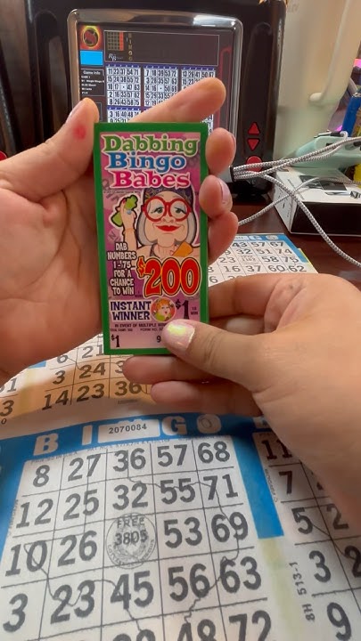 Dabbing Bingo Babes Pulltab Texasbingo Pulltabs Bingobabes Youtubeshorts Viral Trending
