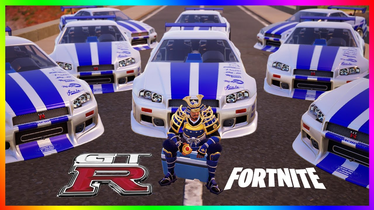 敵さんに大量のGTRプレゼントしてみた！！【フォートナイト/fortnite】【GTR/R34】【ワイスピコラボ】 - YouTube