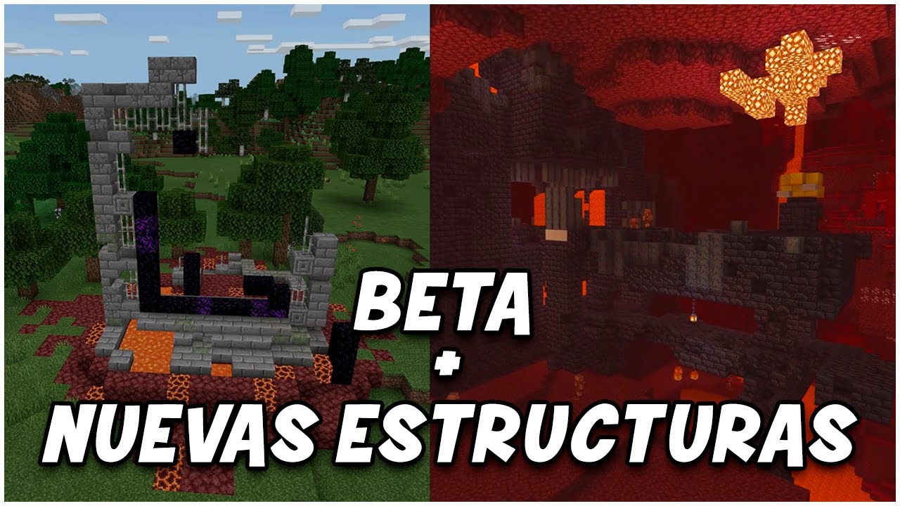 YA DISPONIBLE BETA NETHER UPDATE en Minecraft Bedrock - YouTube