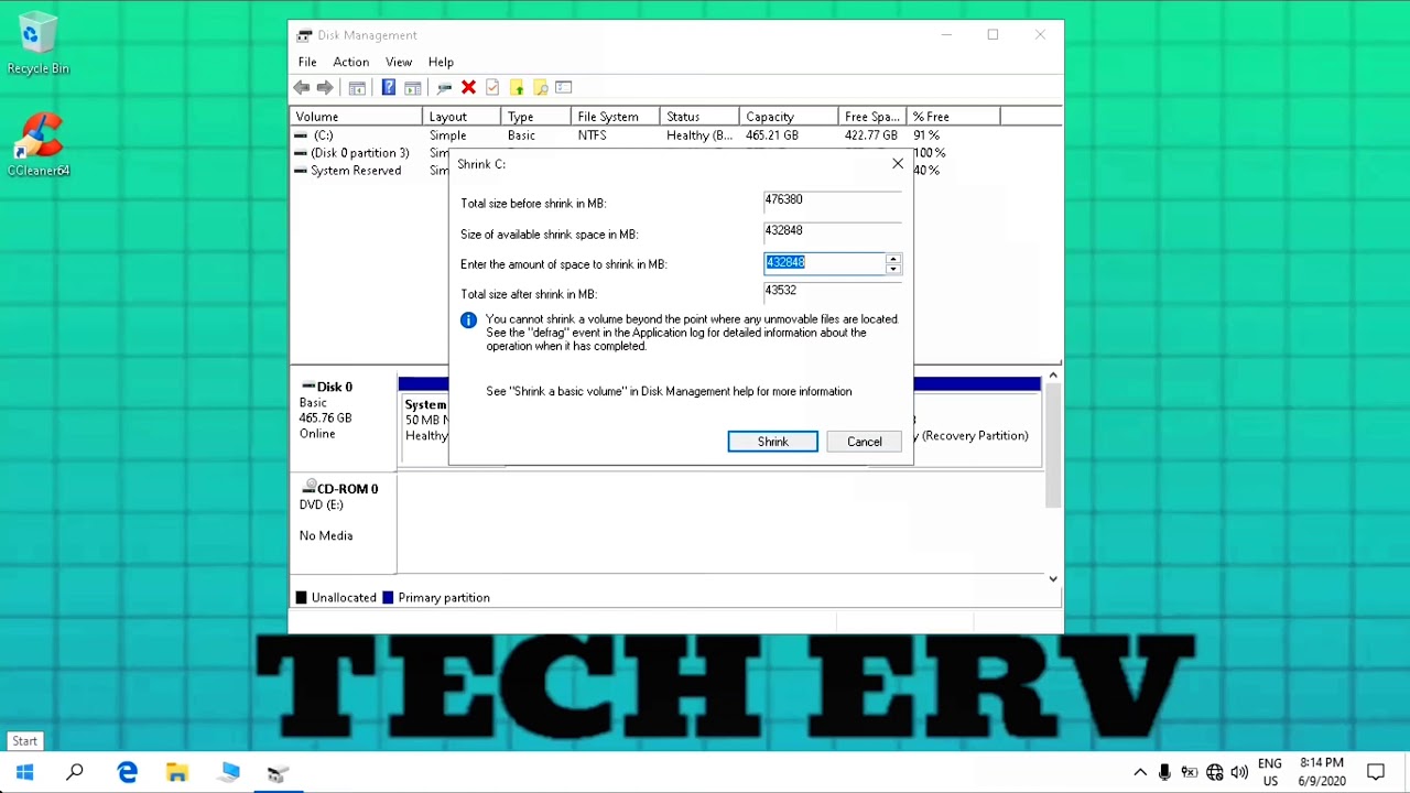 How to create Partition on Windows 7,8 ,10 And How to delete disk partition using Disk ...