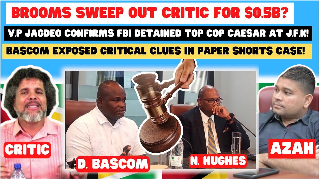 BASCOM EXPOSED CRUCIAL CLUES IN THE PAPER SHORTS CASE! CRITIC VS HON S ...