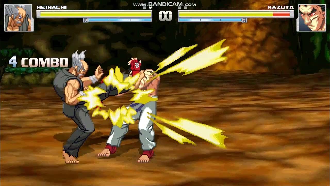M.U.G.E.N: X-COTA-Style Heihachi vs MvC1-Styled Kazuya - YouTube