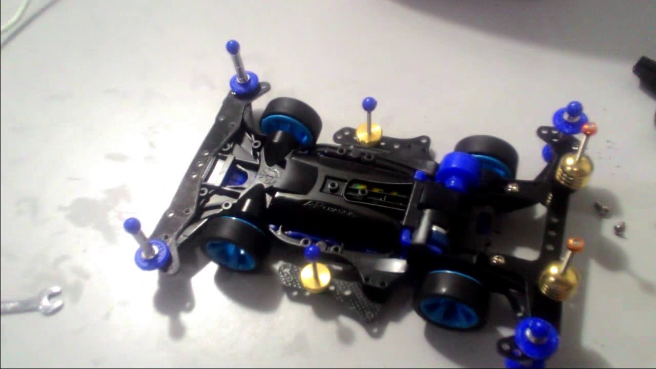 Tamiya Mini 4WD Rear Mass Damper Installation - YouTube