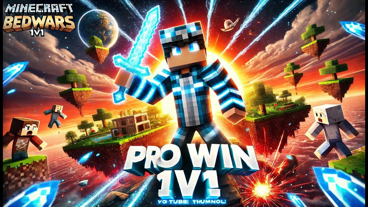 Minecraft bedwars 1v1 #proplayer #minecraft #solobedwars #gaming # ...