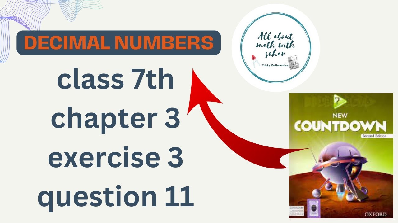 class 7th maths chapter 3 decimal numbers - YouTube