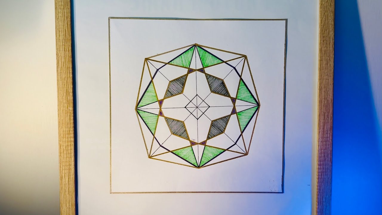 Sketching a Geometric Repeated Patterns Design • Tessellation Style ...