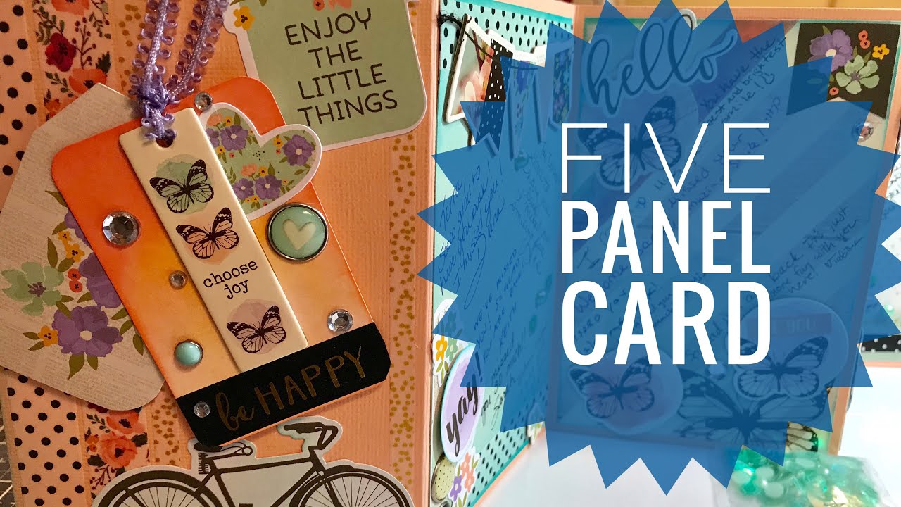 Five Panel Card or Gift - built on one 12x12 sheet - YouTube