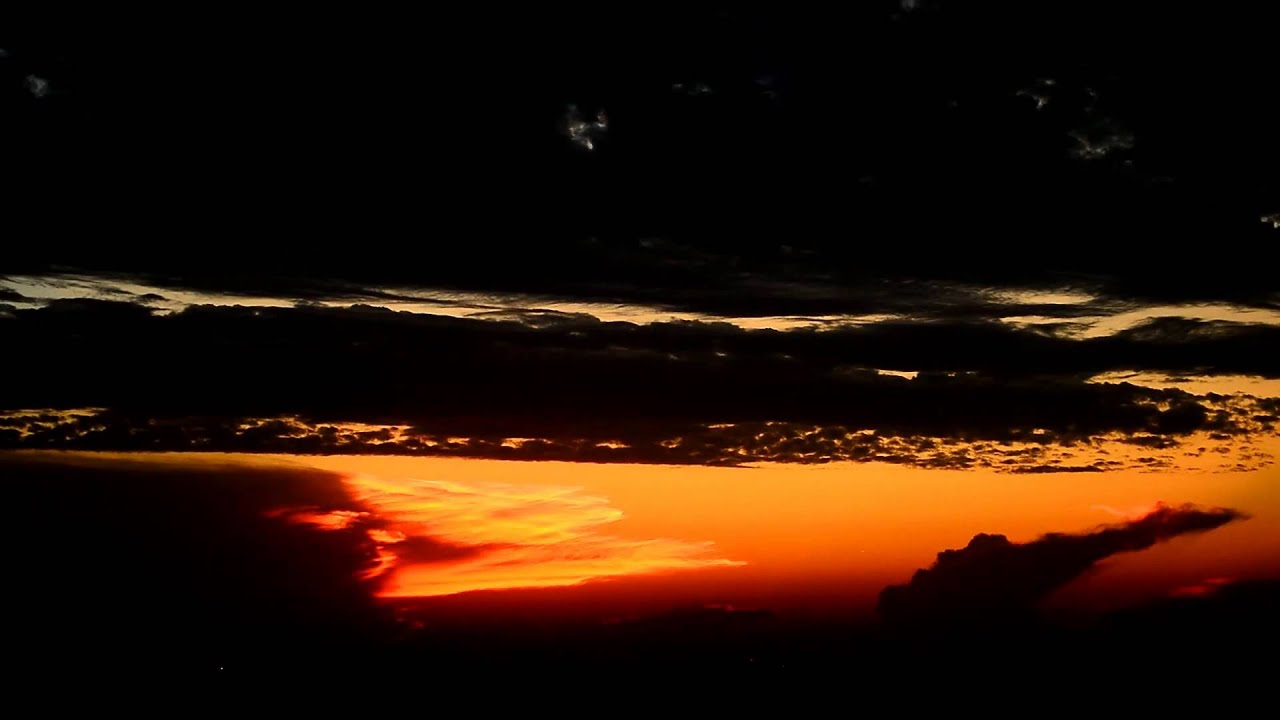 Sun set time lapse - YouTube