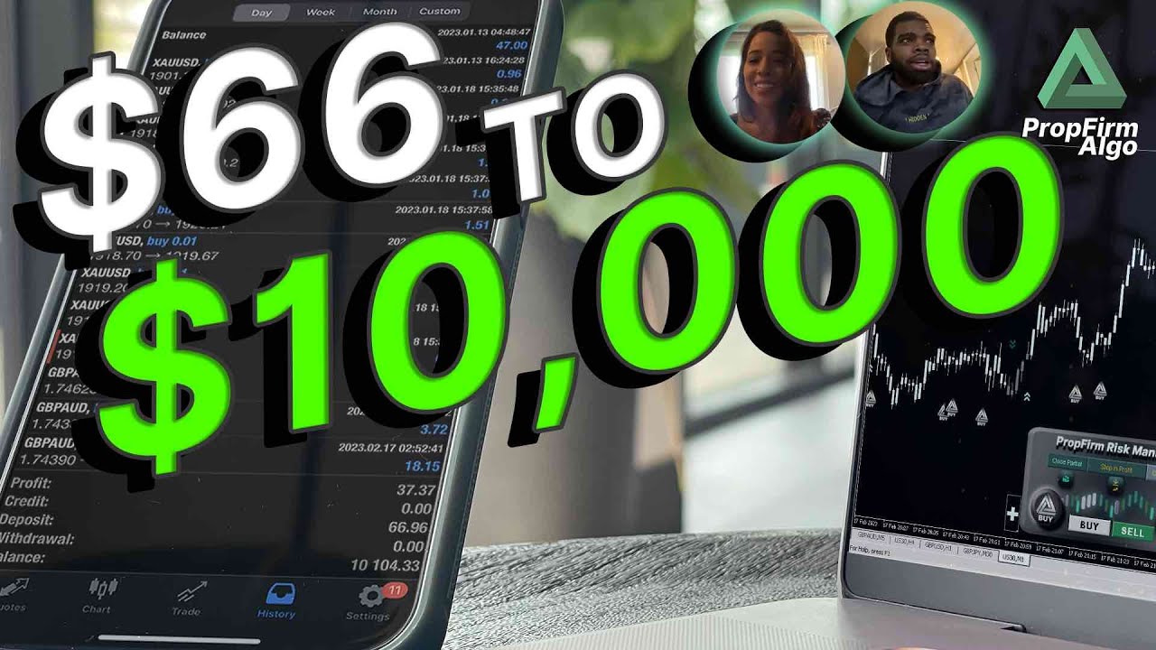 $66 TO $10,000 IN 2 DAYS! (FOREX SMART FLIPS) PropFirm Algo Interview - YouTube