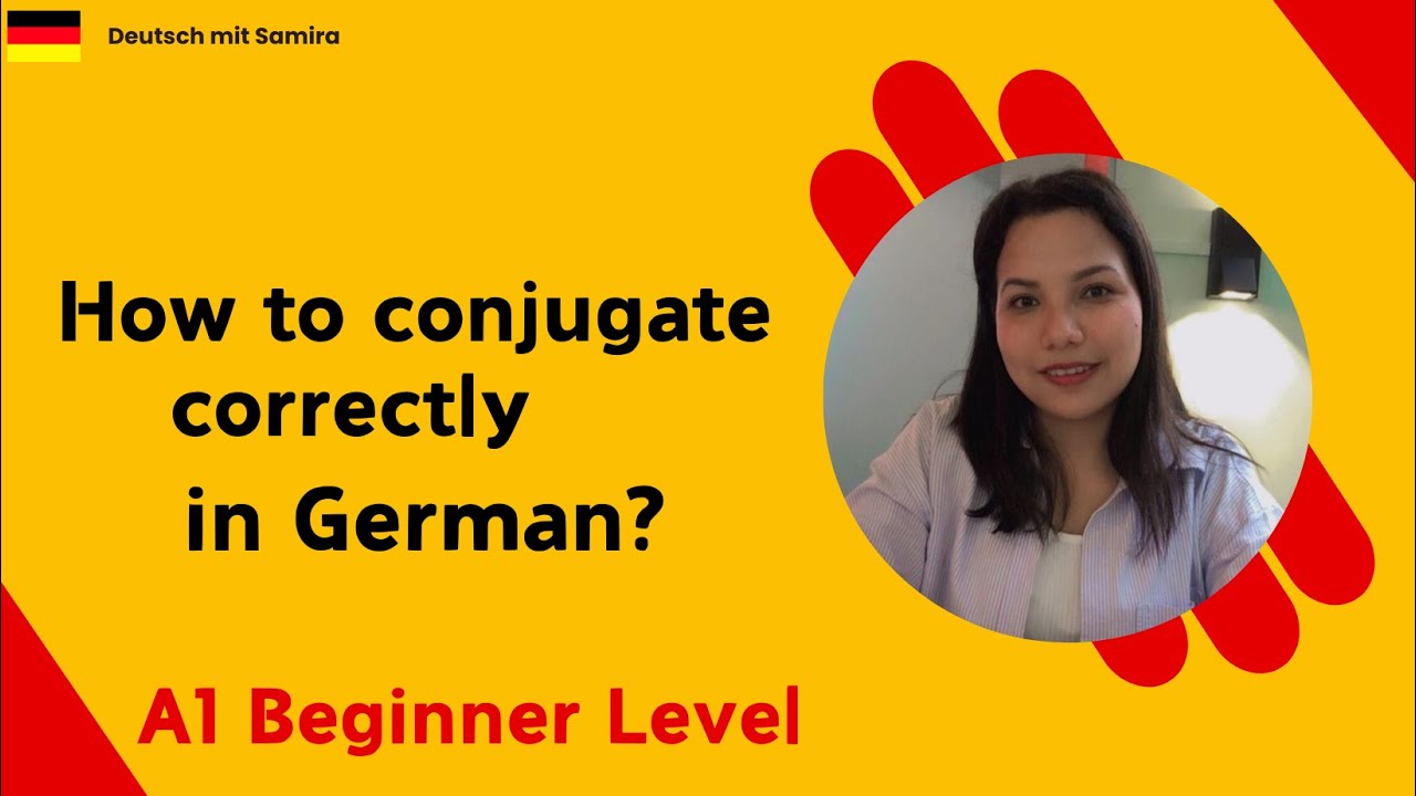 Learn German Verb conjugation and make simple sentences.- German ...