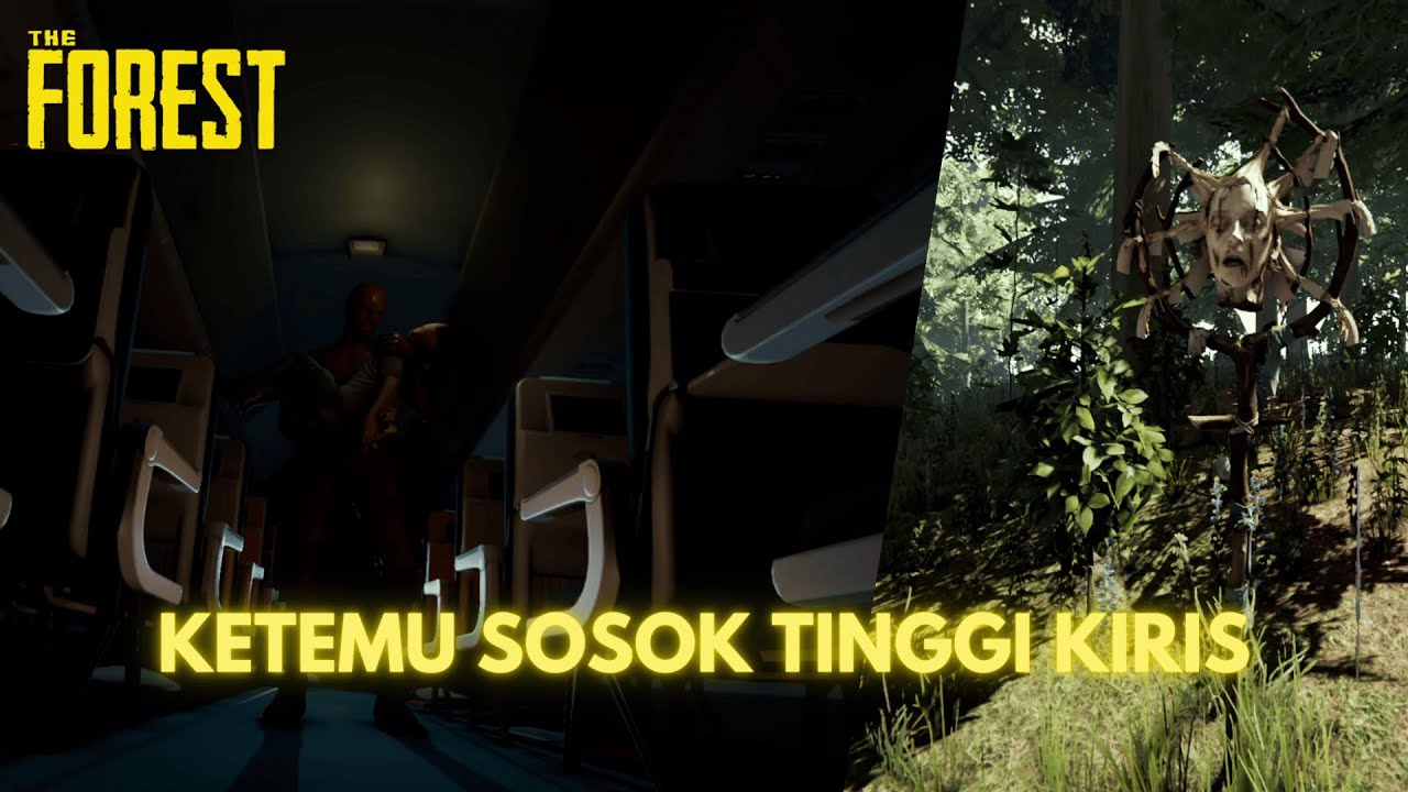 KETEMU SOSOK TINGGI KIRIS | Theforest E1 - YouTube