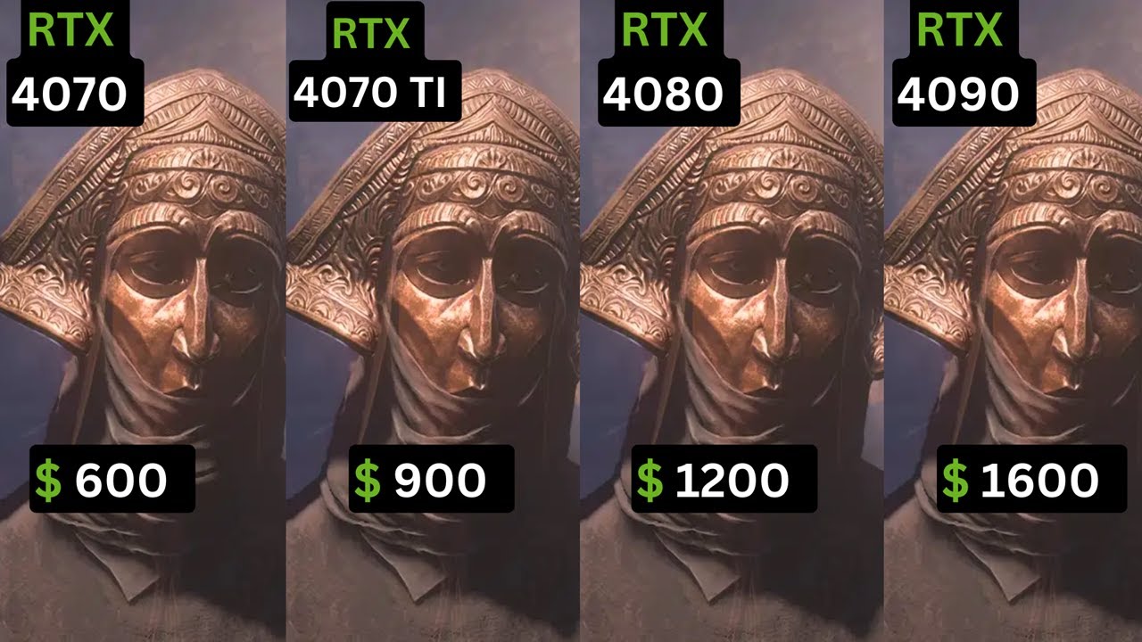 RTX 4070 vs RTX 4070 TI vs RTX 4080 vs RTX 4090 - YouTube