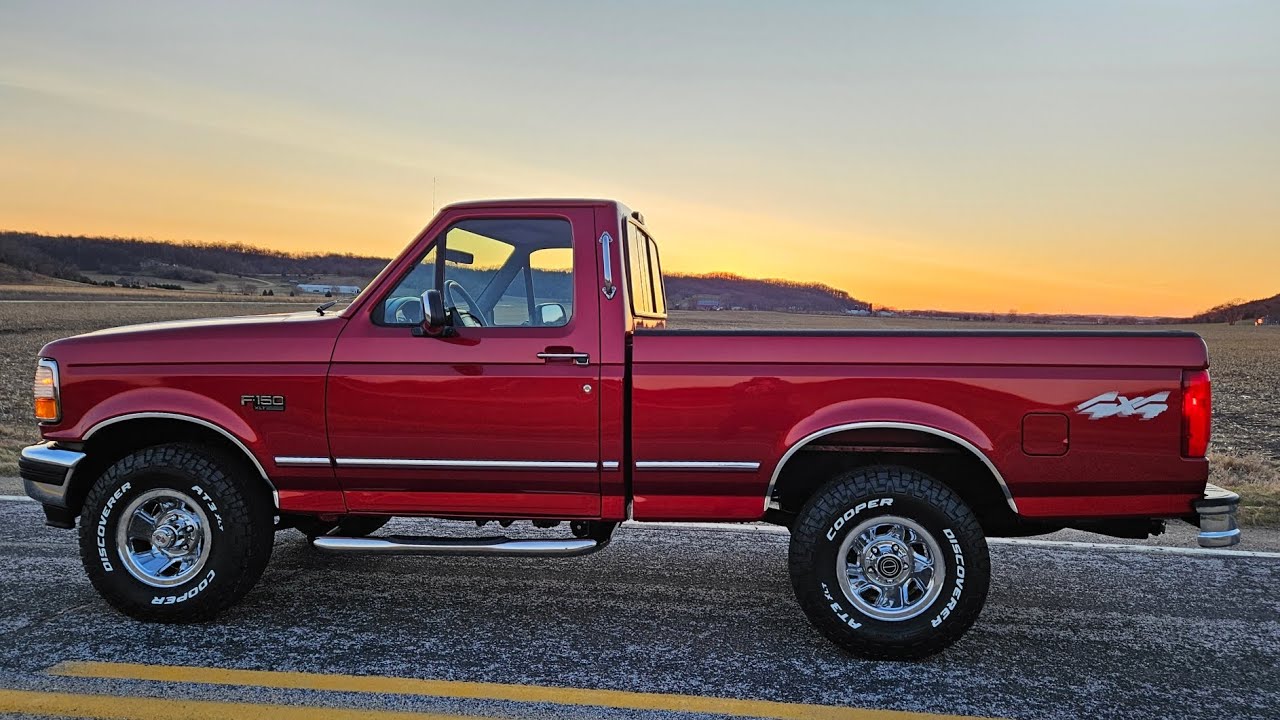 Exterior Walk Around For Sale 1996 Ford F150 Short Bed Box 4x4 73K ...
