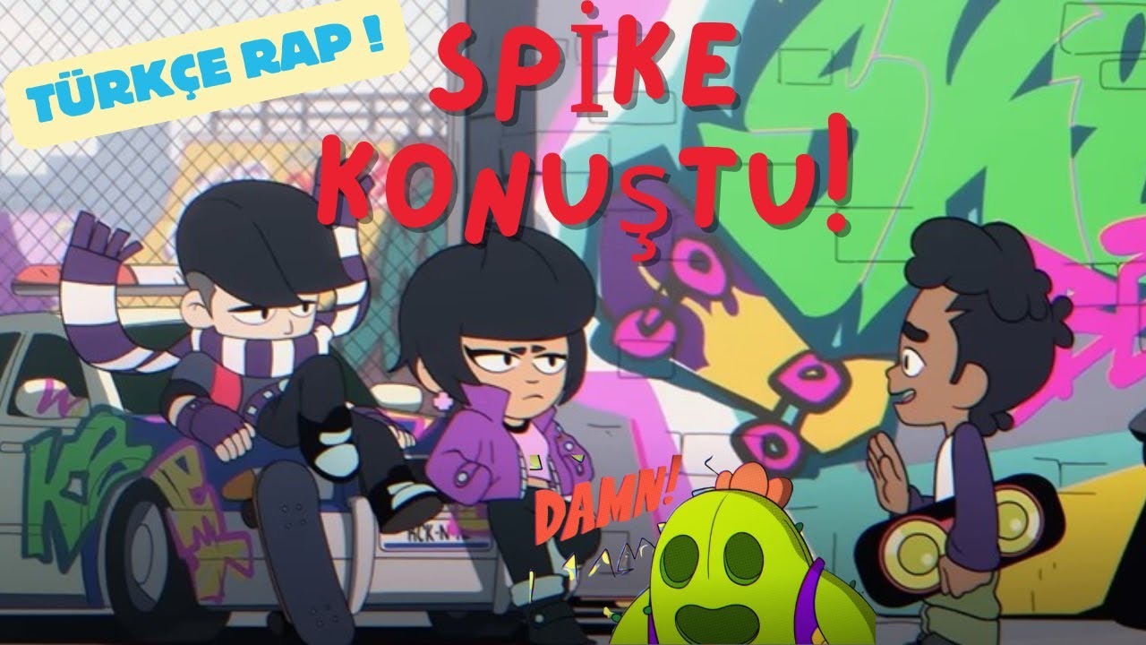 Ollie'nin Rap Şarkısı Türkçe! |Brawl Stars Spike Konuştu| - YouTube