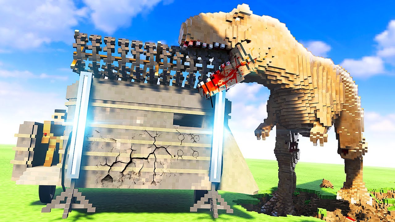 Building a MOBILE Base Against DINOSAURS - Teardown Mods Gameplay - YouTube