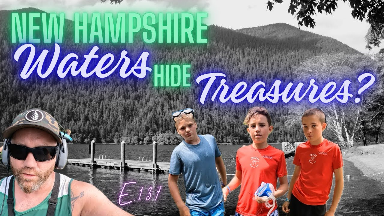 TREASURE hunting New Hampshire Rivers and Lakes (E.137) #kidsdetecting ...