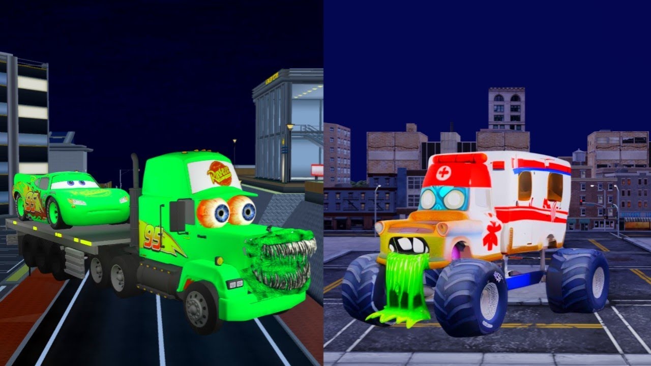 Full Movie There's Horror Secret Place Green Mack Truck VS Meter Zombie ...