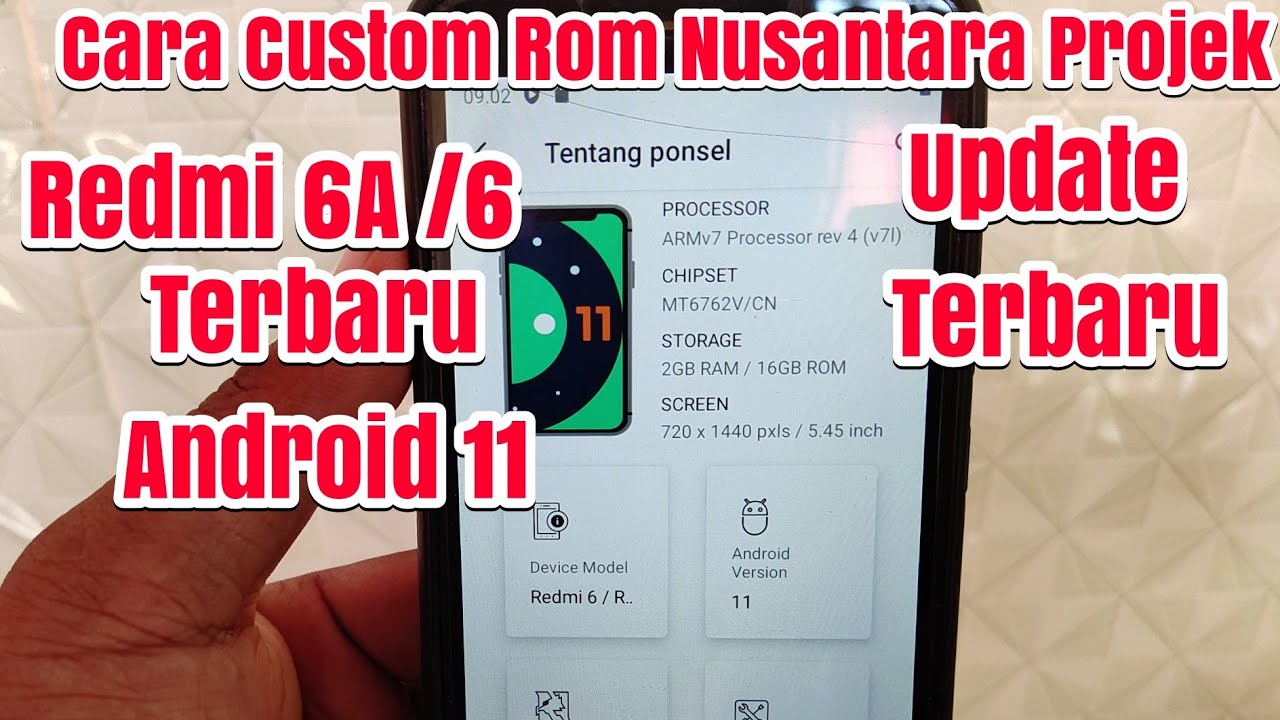 Custom Rom Redmi 6A Rom Nusantara Projek Android 11 terbaru - YouTube