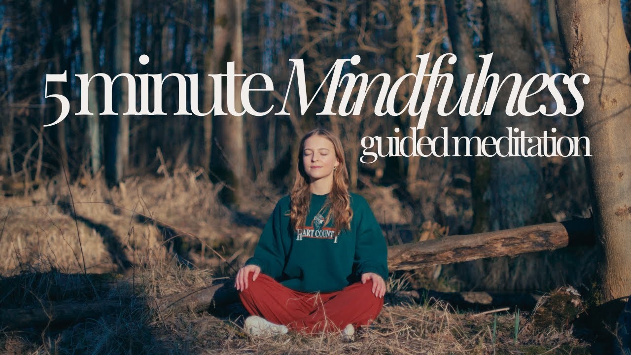 5 Minute Mindfulness Meditation🧘🏼‍♀️ - YouTube