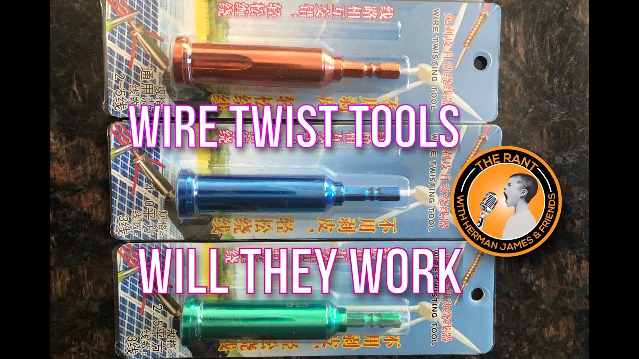Wire Twist Tools Unboxing and Testing - YouTube