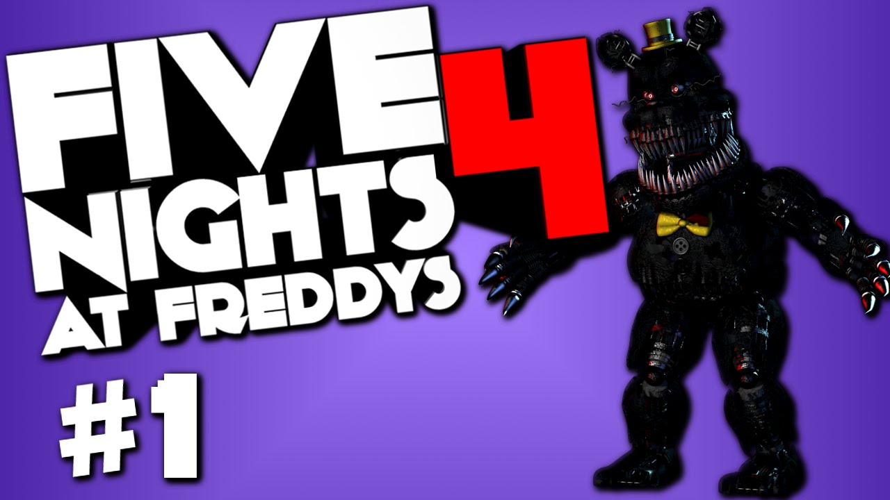 Five Nights At Freddys 4 #1 "NIGHT 1, BONNIE ATTACKS" FNAF 4 - YouTube