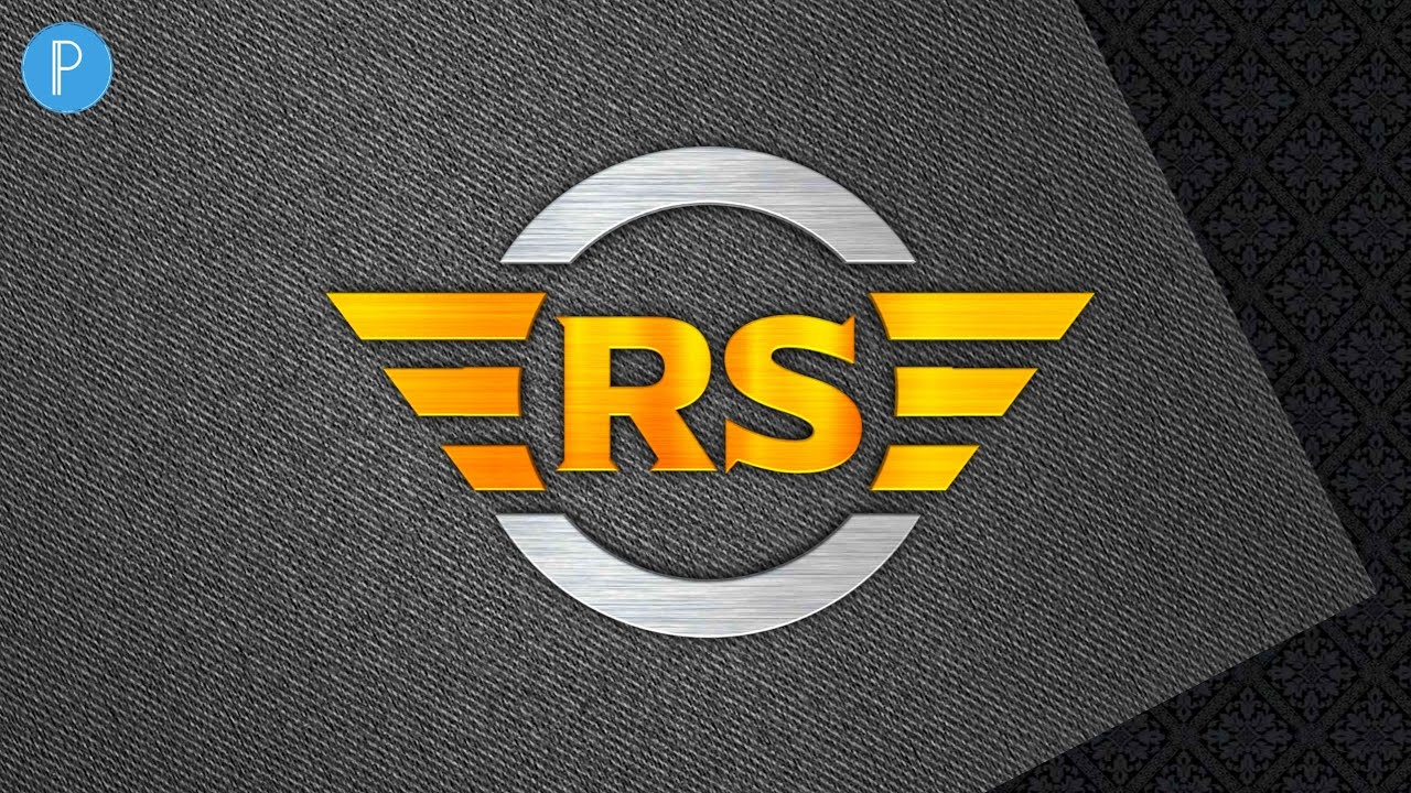 Initial Letter RS Logo Design In Pixellab|Rs Edits - YouTube
