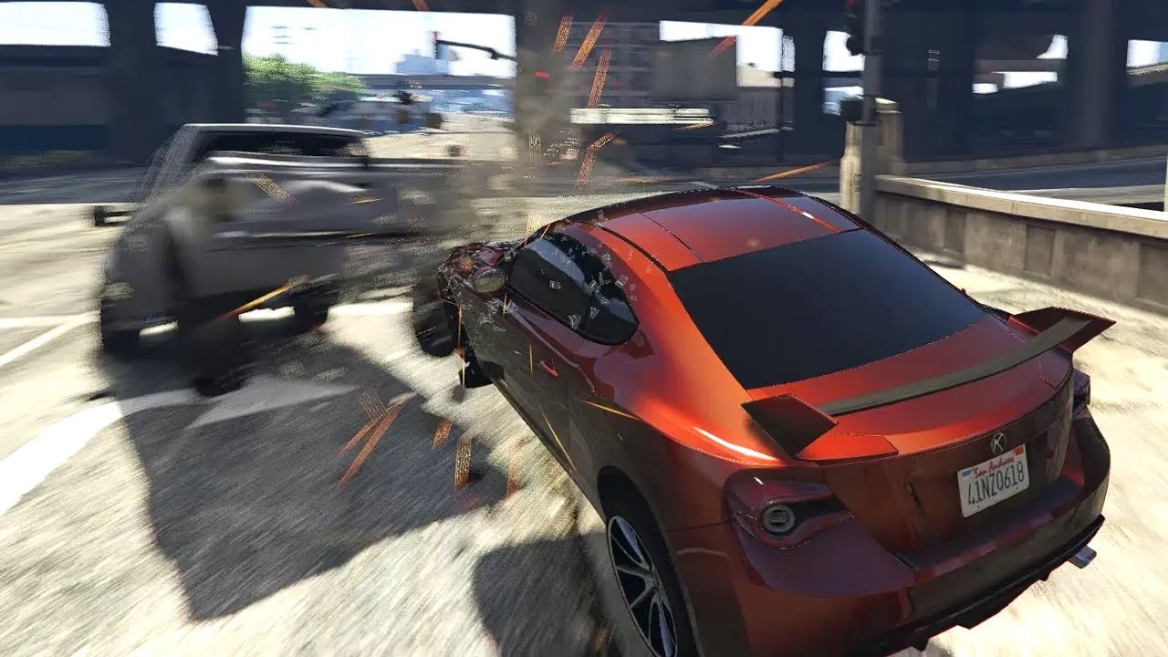 GTA 5 Crash Testing HSW Cars (With Damage Mod) - YouTube