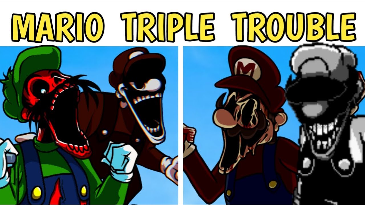 Triple Mario.exe (Triple trouble But Mario.exe cover) | Friday Night ...