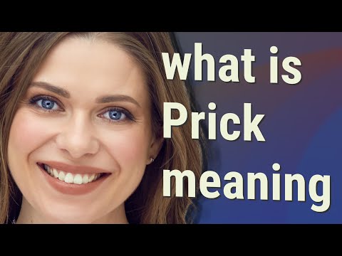 Prick | meaning of Prick - YouTube