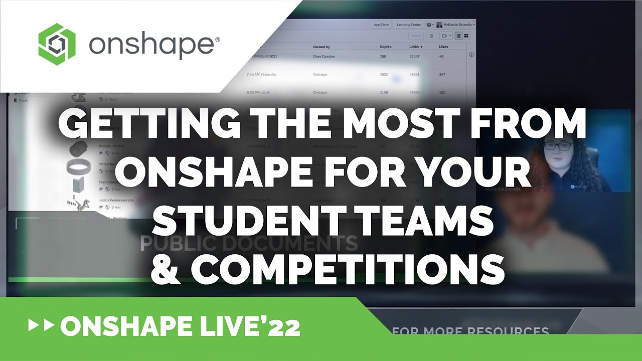Getting the Most from Onshape for your Student Teams & Competitions ...