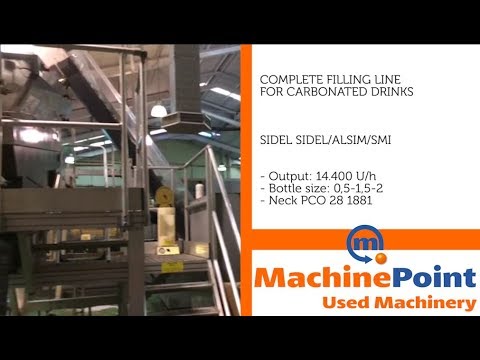 SIDEL SIDEL/ALSIM/SMI Used COMPLETE FILLING LINES FOR CARBONATED DRINKS ...