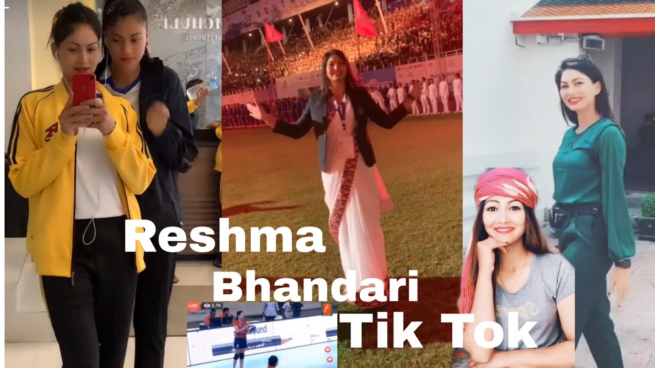 Reshma bhandari tik tok | Reshma Bhandari volleyball | Reshma bhandari - YouTube