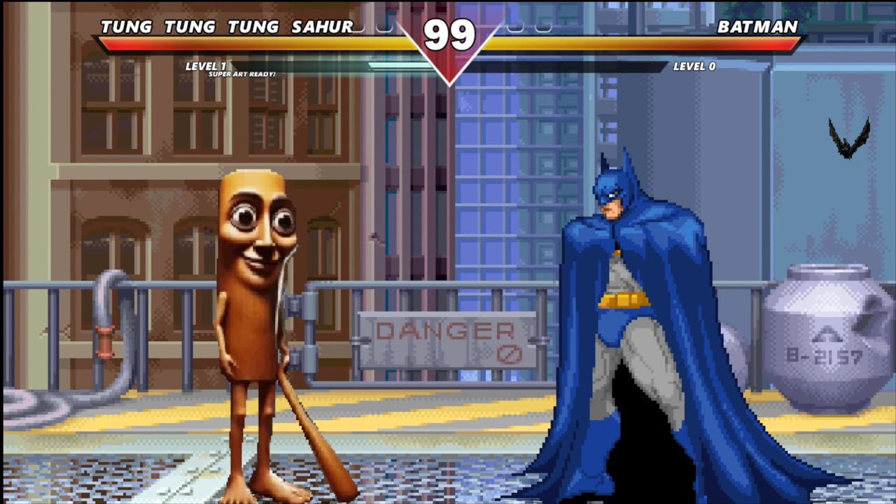 Batman Fights “Tung Tung Sahur” in This Hilarious Mugen Crossover ...