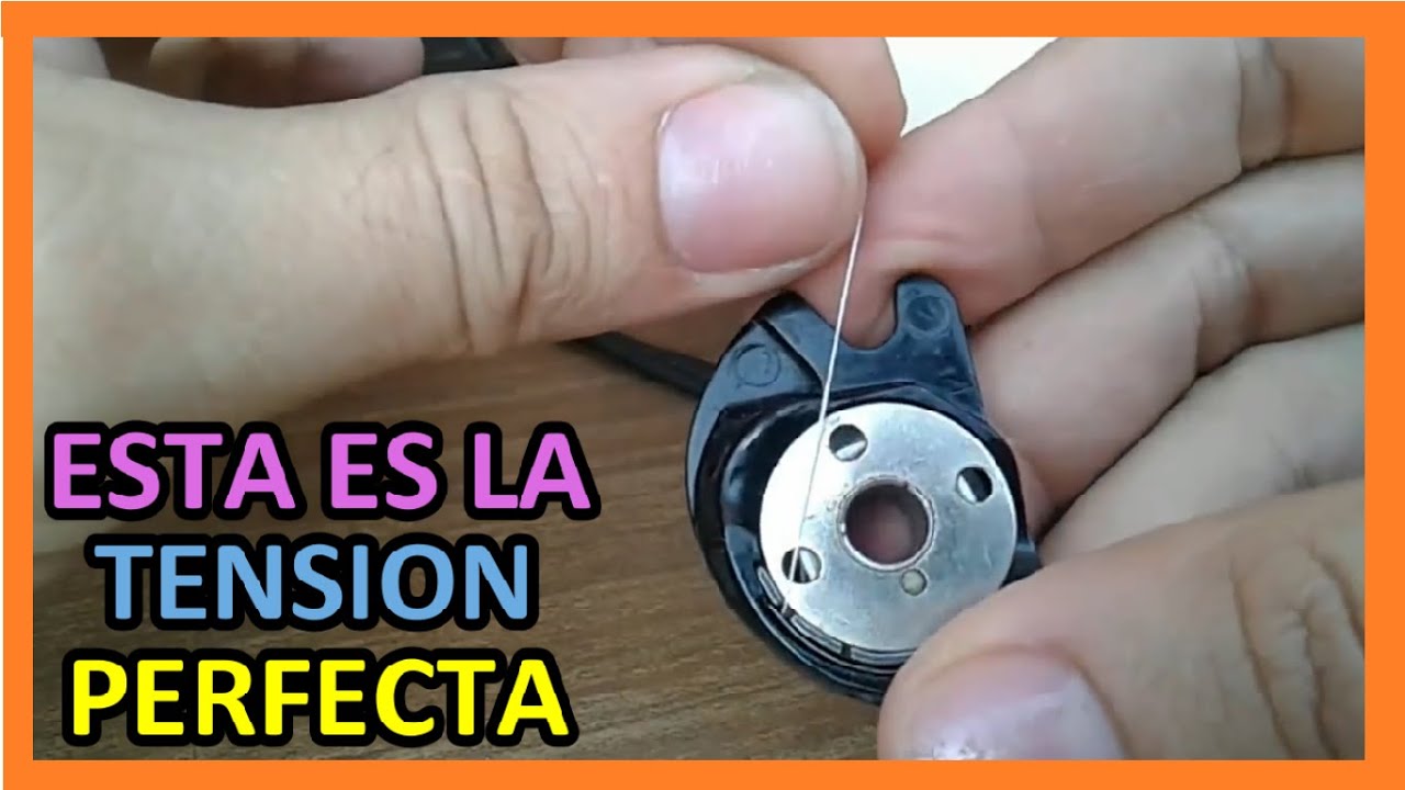 Como AJUSTAR la TENSION del HILO de la BOBINA de maquina de coser ...