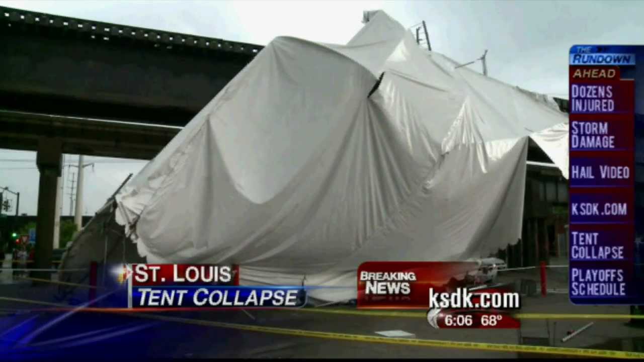St. Louis Tent Collapse (28 April 2012) - YouTube