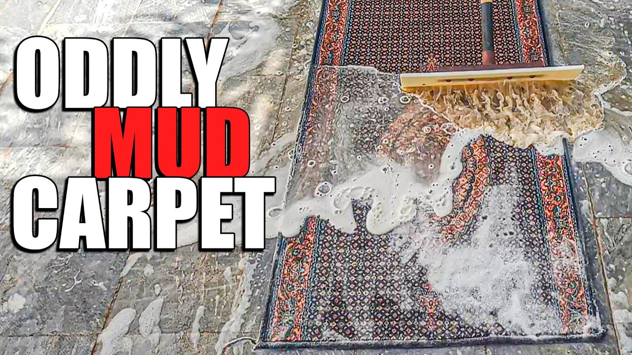 Oddly mud carpet satisfying carpet cleaning ASMR - YouTube