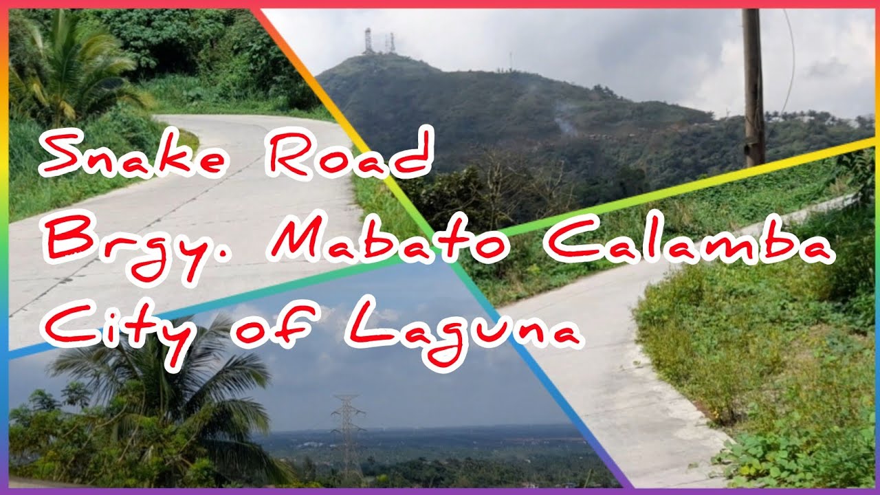 Road View, Snake Road Brgy. Mabato Calamba City of Laguna - YouTube