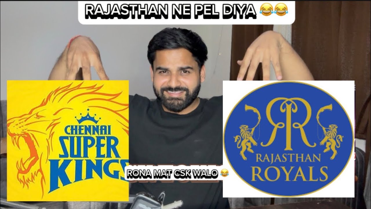 Lo bhai pel dia Rajasthan walo ne csk ko 😂 | csk vs rr | live with ...