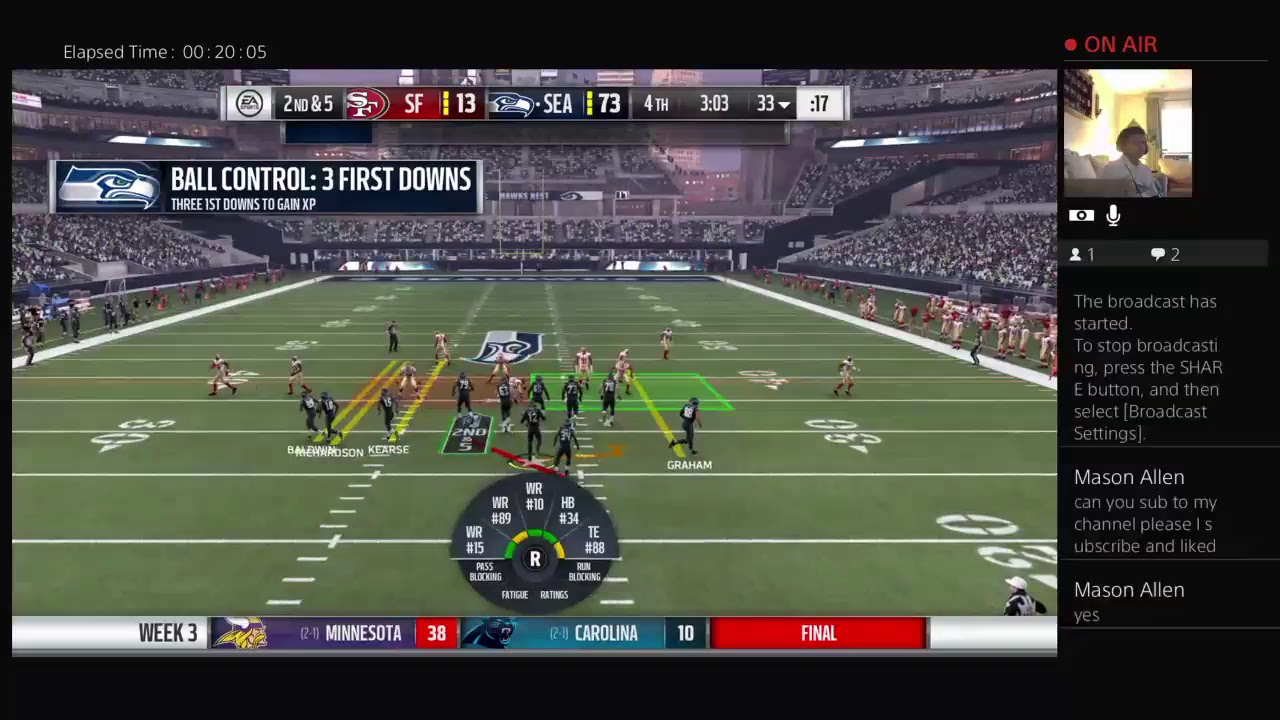 Madden NFL 17 gameplay - YouTube