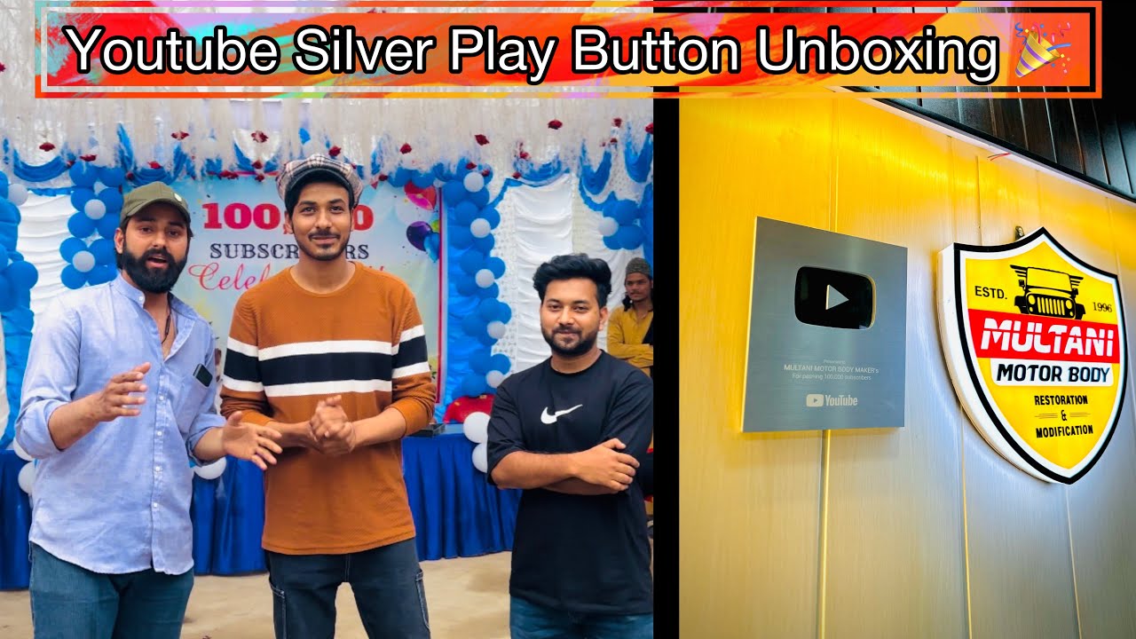 Finally Youtube Silver Play Button is here !!! 😍 Full Unboxing Video 🔥 ...
