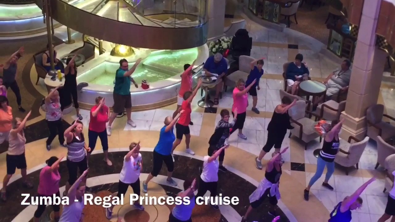 Zumba on the Regal Princess Cruise - YouTube