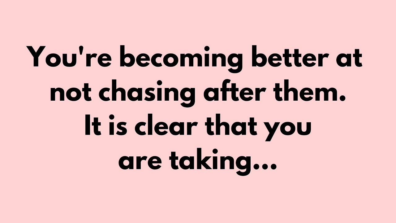 💌 🛑 God Message Today | You're becoming better at not chasing after ...