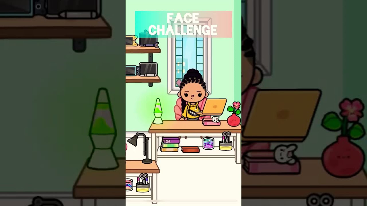Sun Shine doing the Cute Emoji Face Challenge in Toca Life World - YouTube